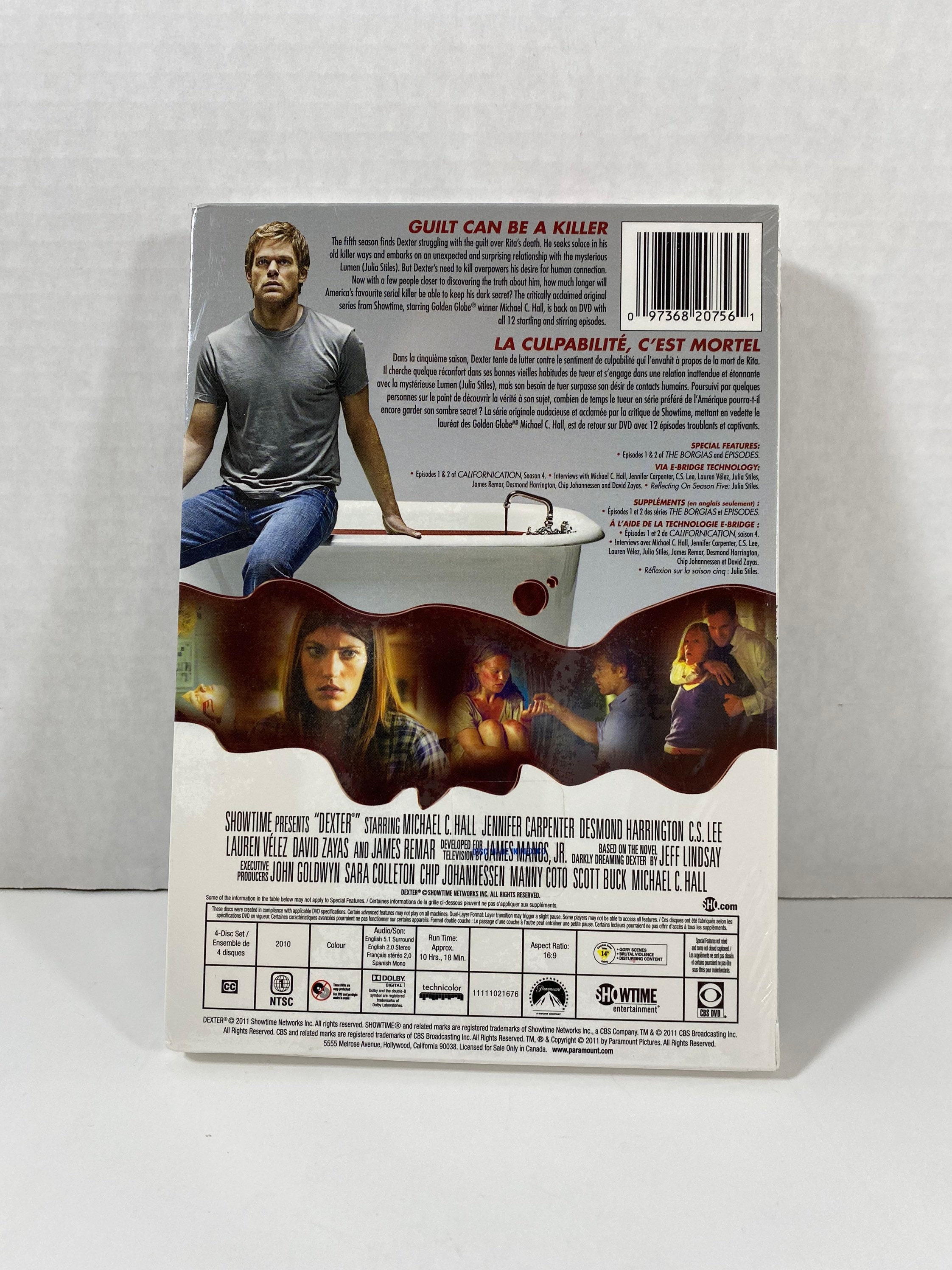 Dexter Season 5 Dvd Cover