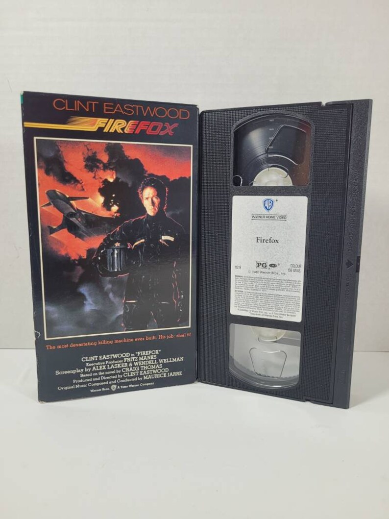 Vintage 1992 Firefox VHS Tape Clint Eastwood - Etsy