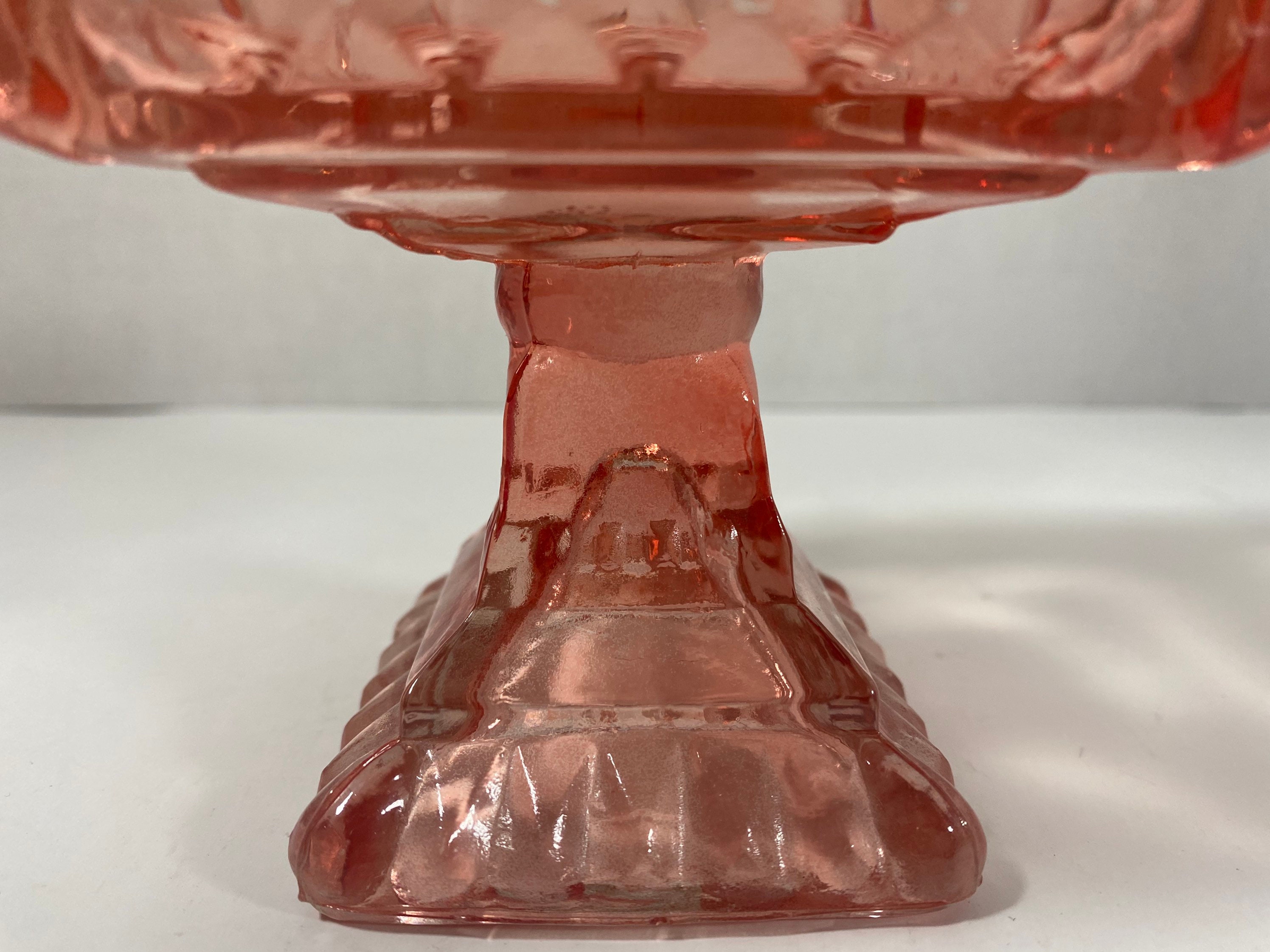 Vintage & RARE 1960s Jeanette Glass Wedding Cake Box Pedestal - Etsy