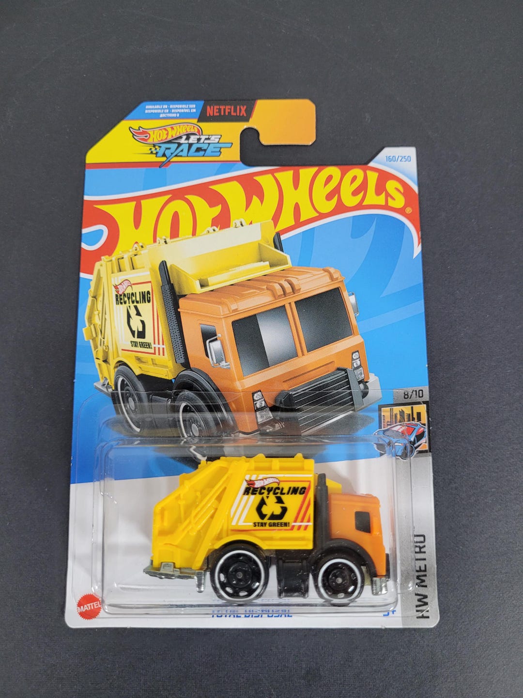 Retro Hot Wheels total Disposal Die-cast Garbage Truck 1:64 Scale Toy ...