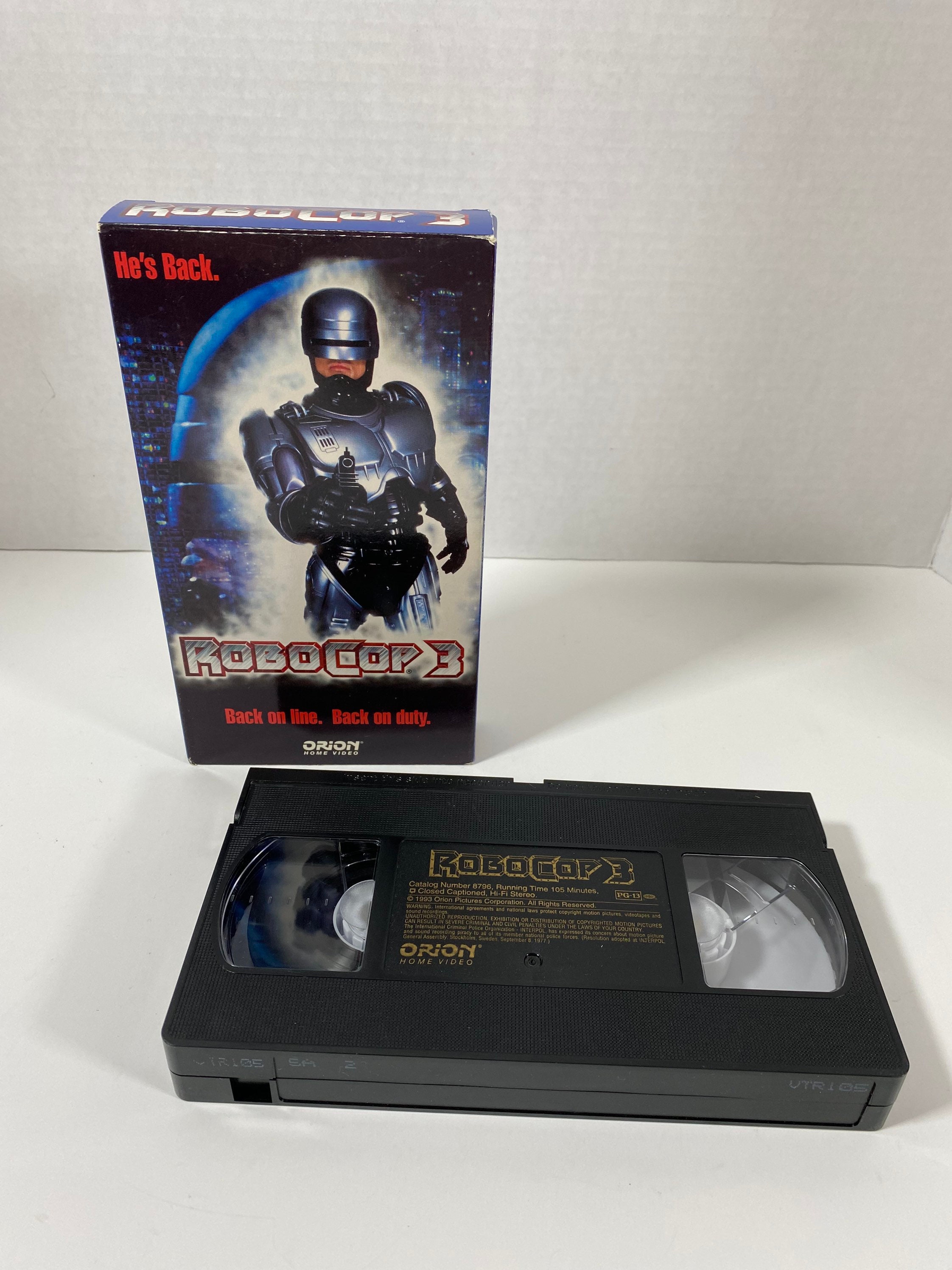 Vintage 1994 Robocop 3 VHS Video Tape Starring: Robert John | Etsy