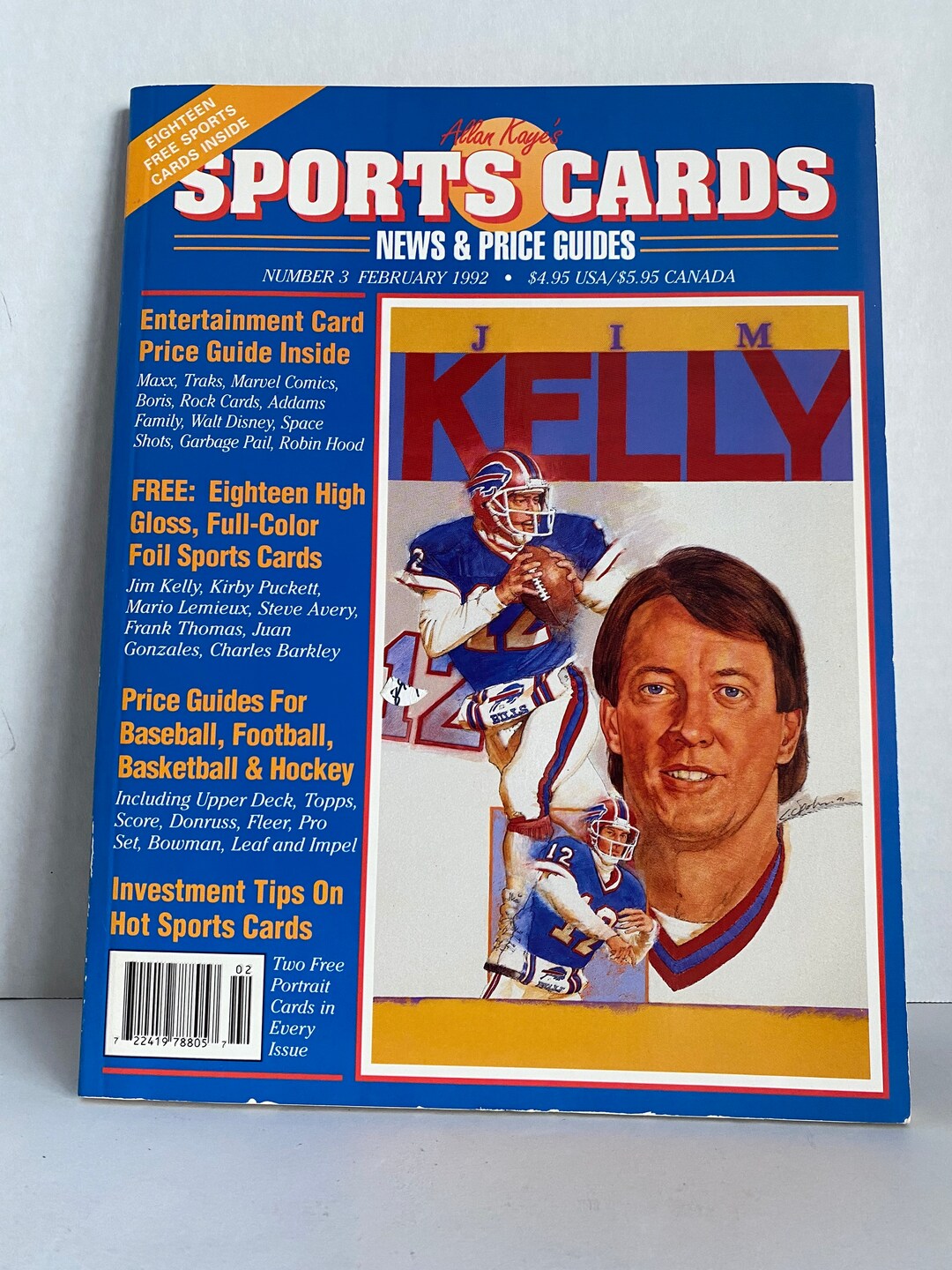 Vintage 1992 Allan Kaye’s Sports Cards News & Price Guide #3 With 18 ...