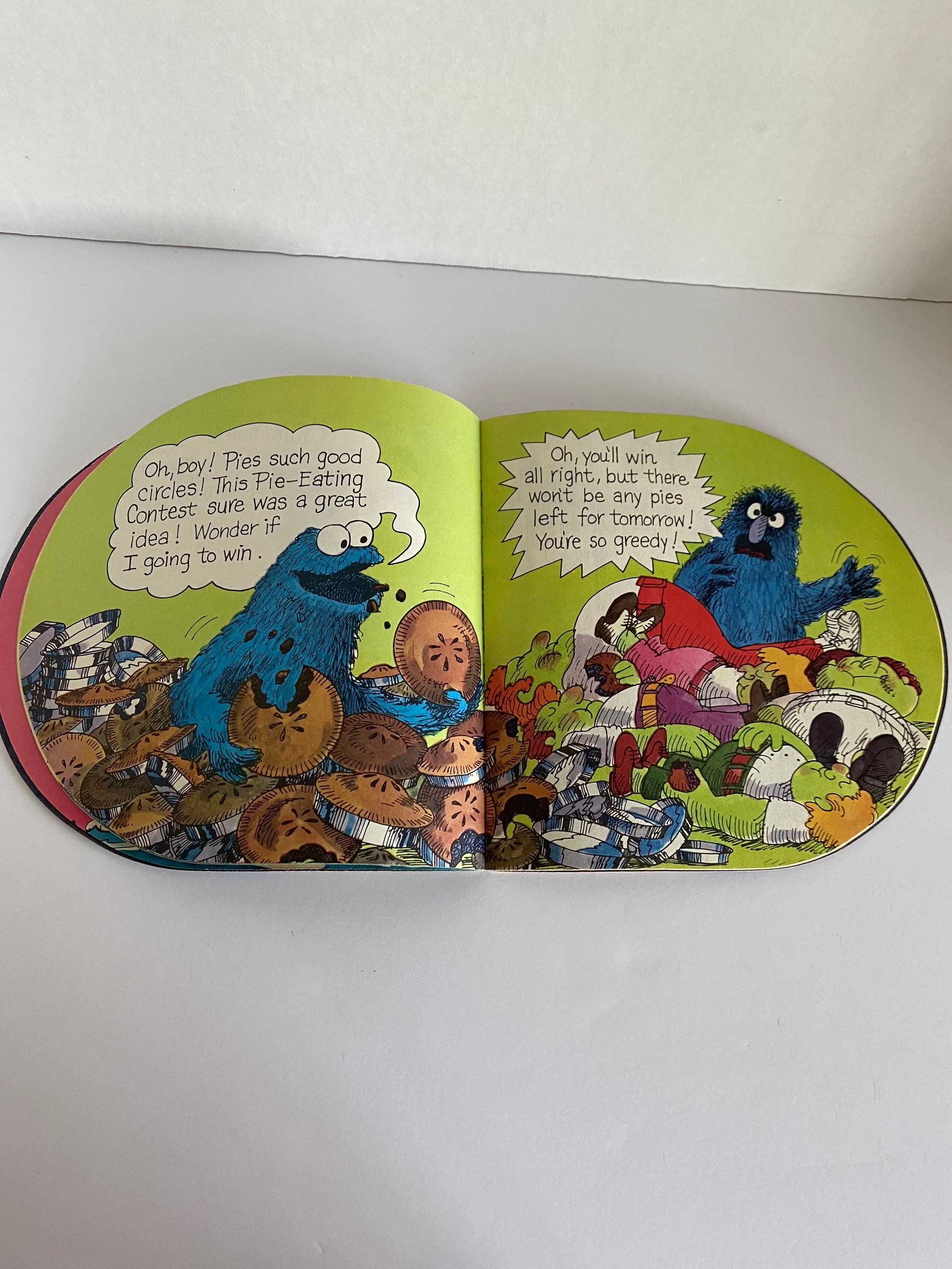 Vintage 1972 Sesame Street Cookie Monsters Circle Book - Etsy Australia