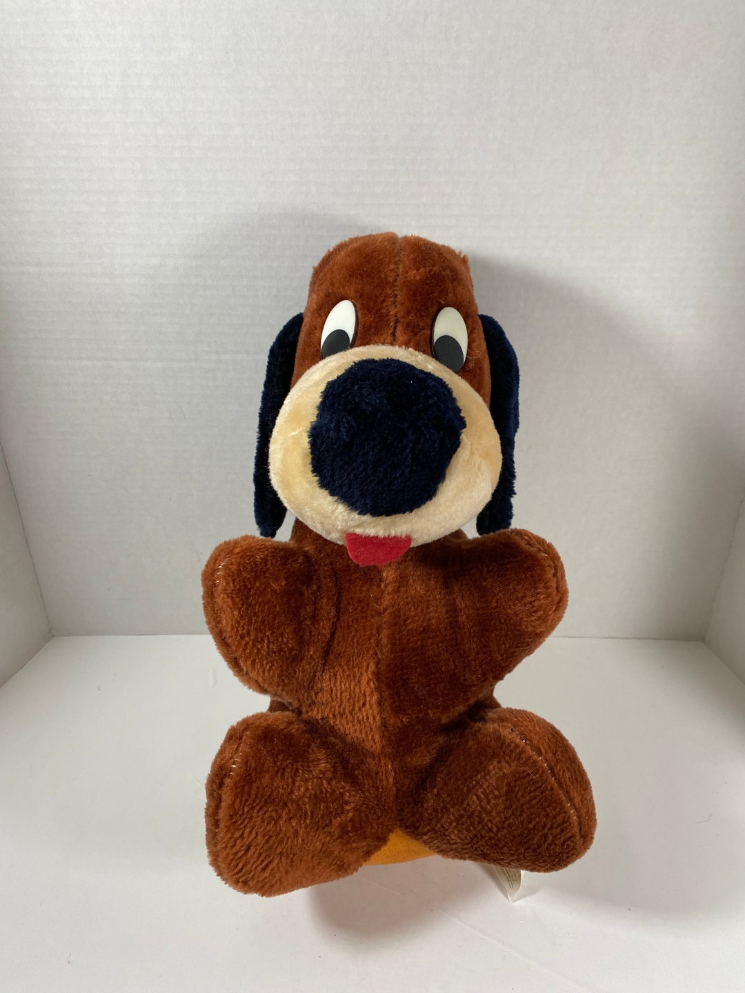 Vintage & RARE 1980’s Ganz Bros Brown Dog With Hanging Red Tongue Plush ...