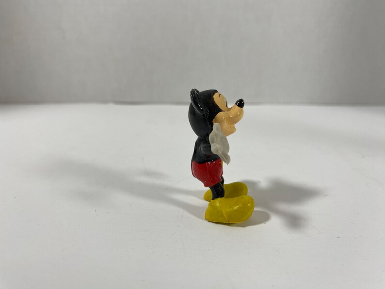 Vintage 1980’s Walt Disney’s Mickey Mouse 2” Solid Rubber Toy Figure ...