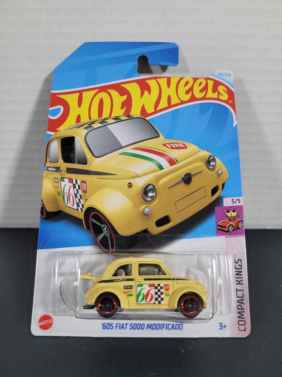 Retro Hot Wheels '605 Fiat 5000 Modificado Die-cast Car 1:64 Scale ...