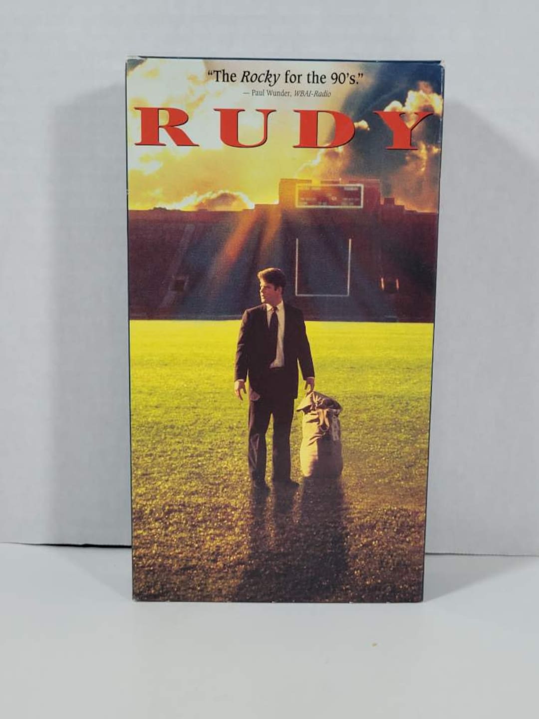 Vintage 1994 Rudy VHS Video Tape - Starring: Sean Astin, Ned Beatty ...