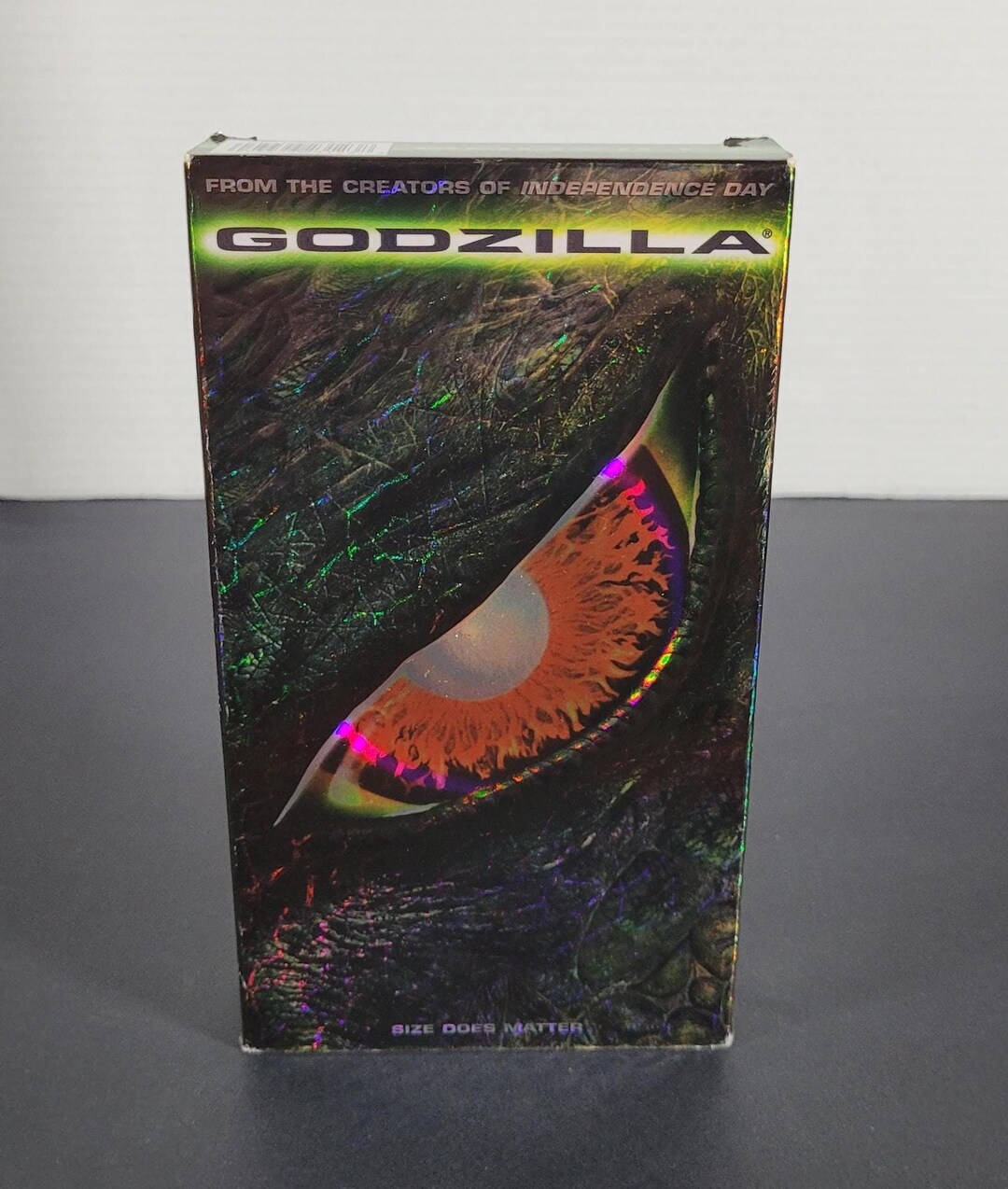 Vintage 1996 "godzilla" VHS Tape Action Adventure Mathew Broderick - Etsy