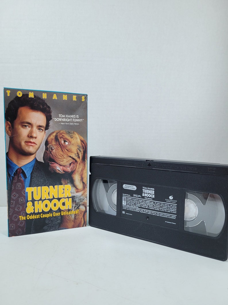 Vintage Turner & Hooch VHS Tape Vintage Movies Tom Hanks Comedy 90s ...