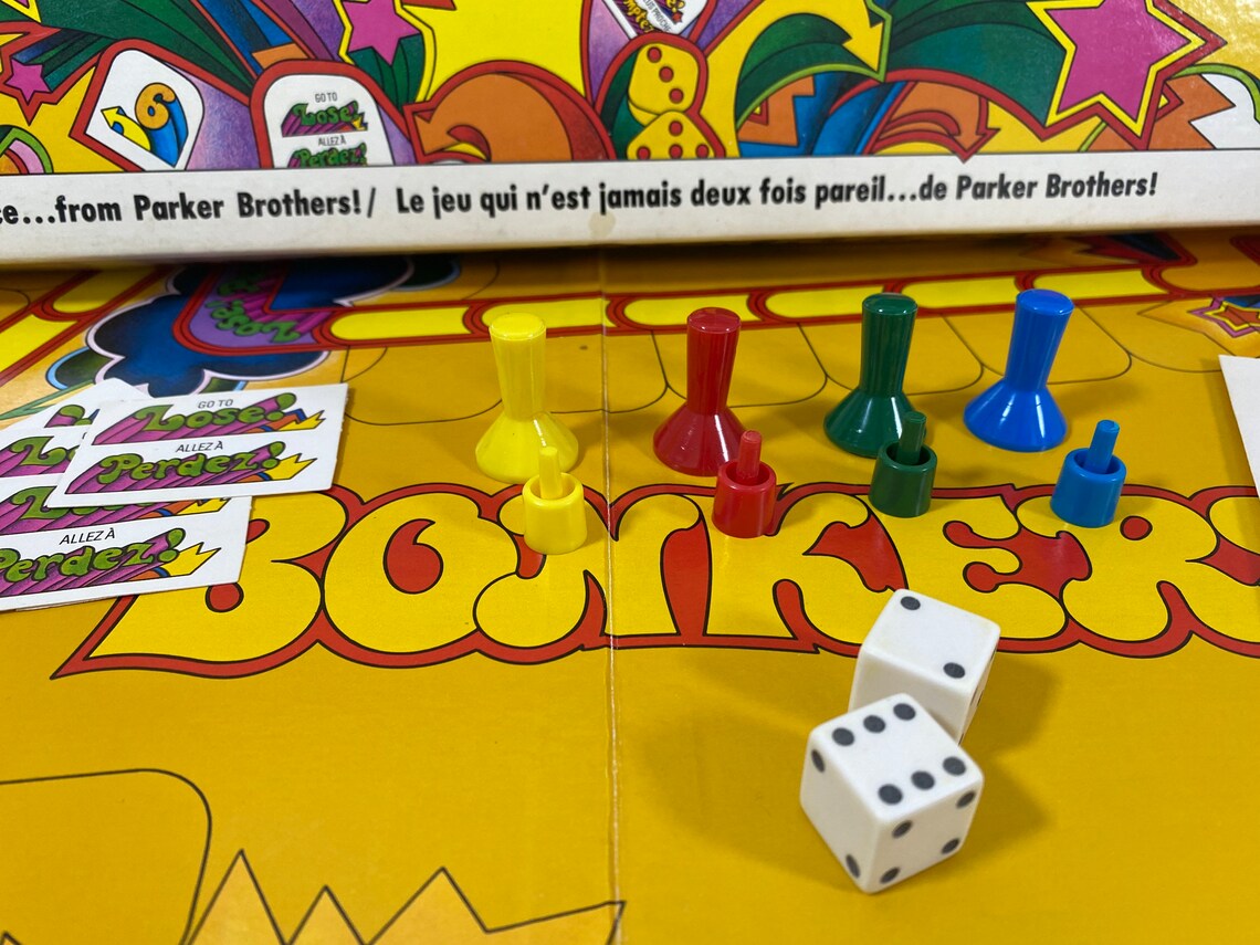 Vintage 1978 Bonkers Board Game Collectible Rainy Day - Etsy