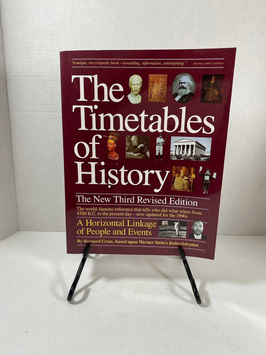 Vintage 1991 the Timetables of History: A Horizontal Linkage of People ...