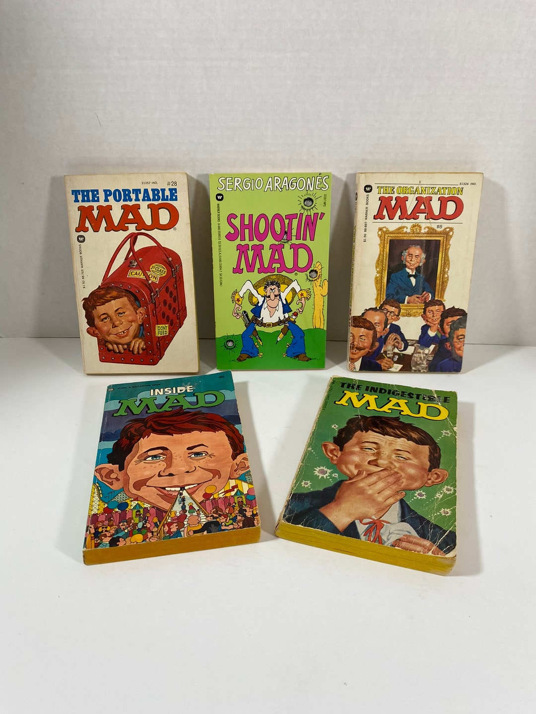 Vintage MAD Paperback Books - Choice Of: the Portable Mad, Shootin’ Mad ...