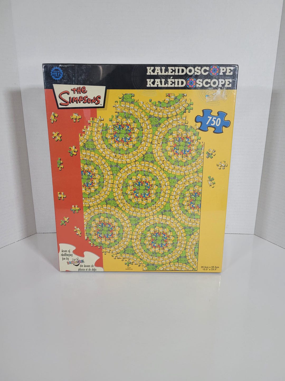 Vintage the Simpsons Kaleidoscope Puzzle 750 Pieces SEALED Jigsaw ...