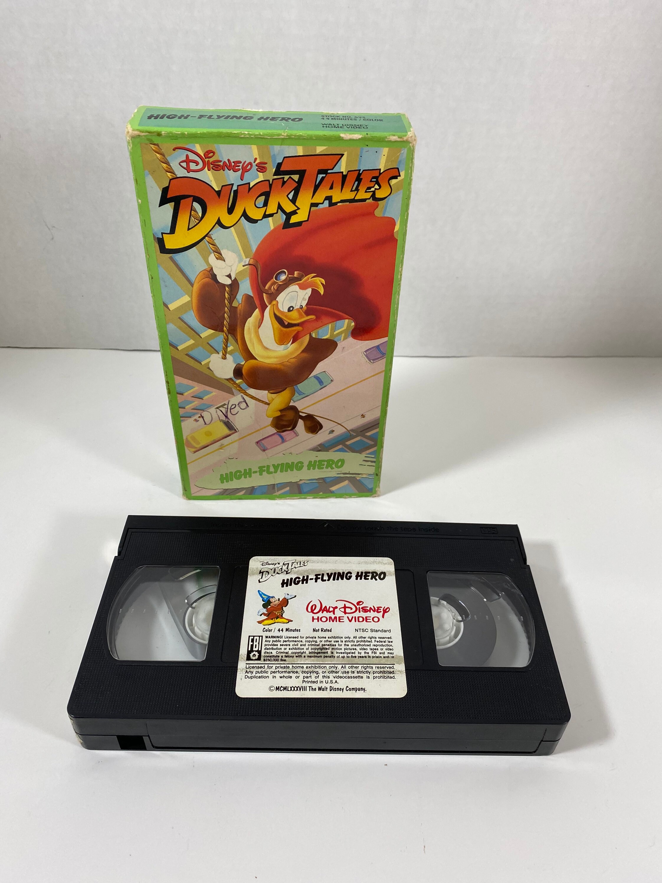 Vintage 1991 Disney’s Duck Tales: High-flying Hero VHS - Collectible ...