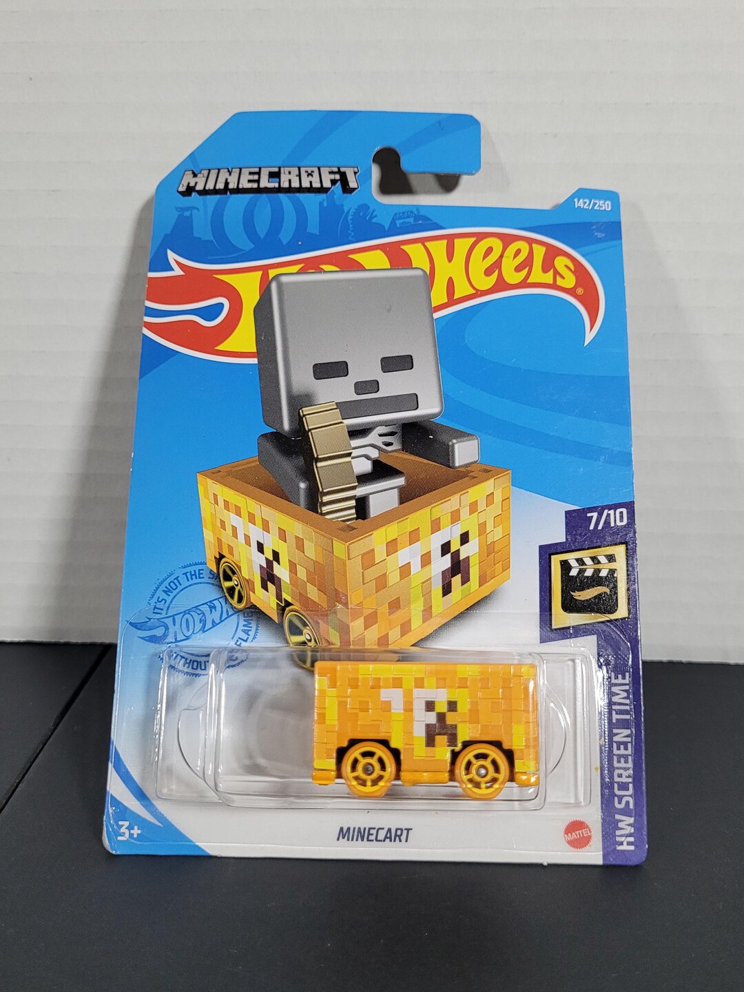 Retro Hot Wheels Minecraft Minecart Die-cast Car SEALED Toy Car - Etsy
