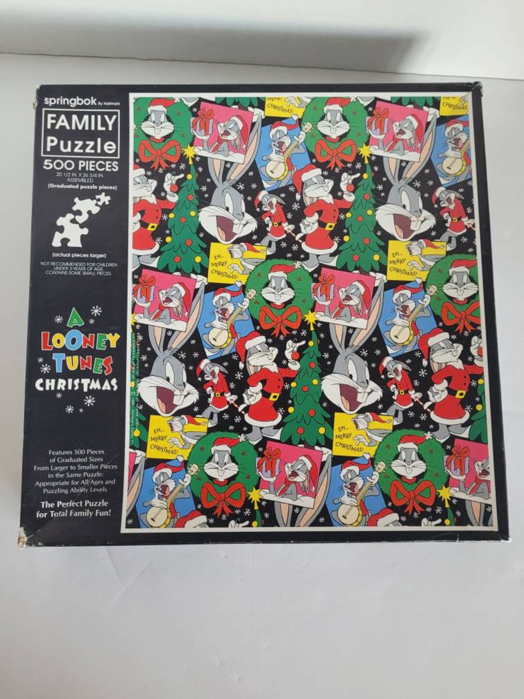 Vintage Springbok Family Puzzles - A Looney Tunes Christmas - With Bugs ...