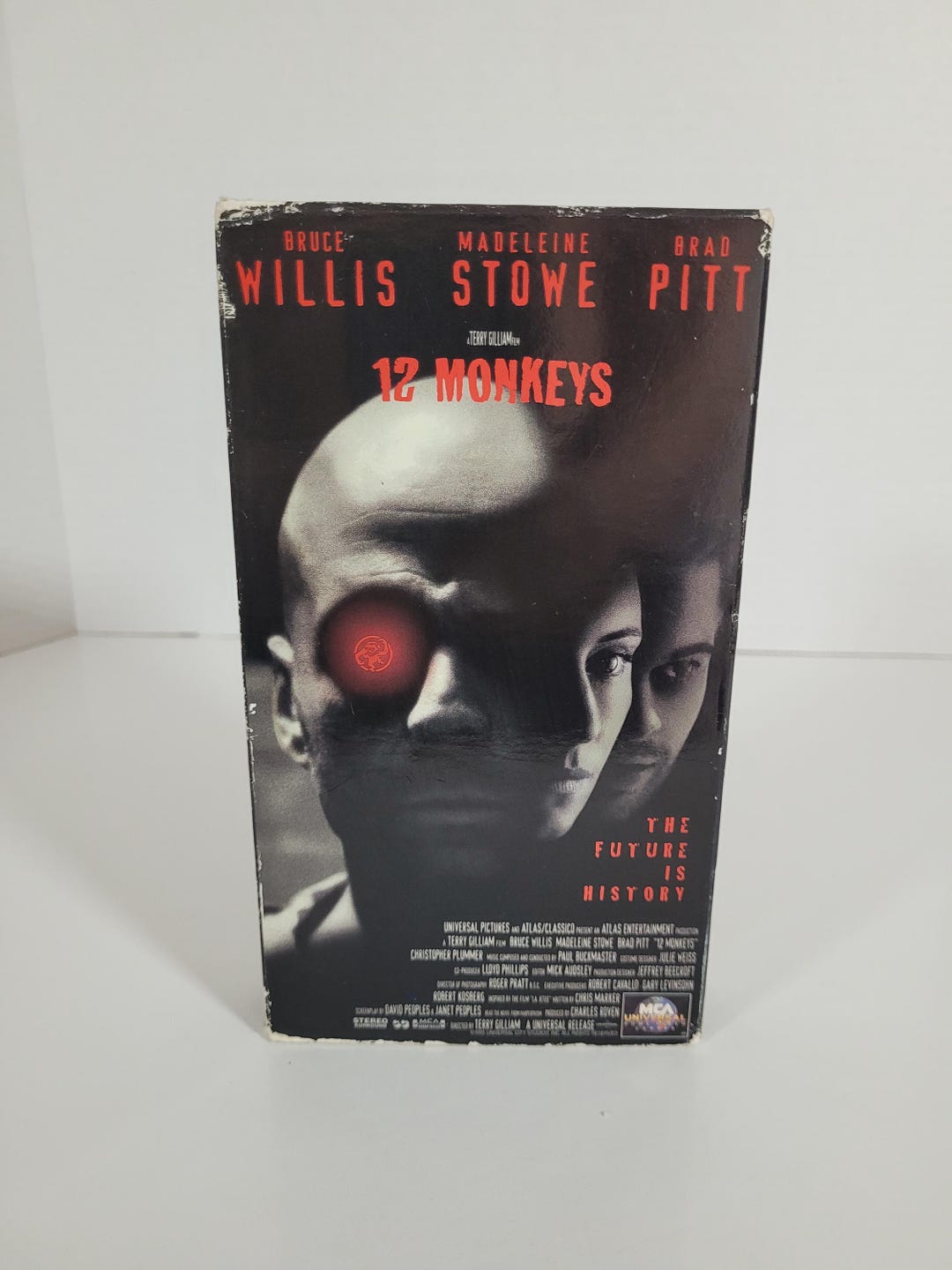 Vintage 1996 "12 Monkeys" VHS Tape/sci-fi Action Film/ Bruce Willis - Etsy