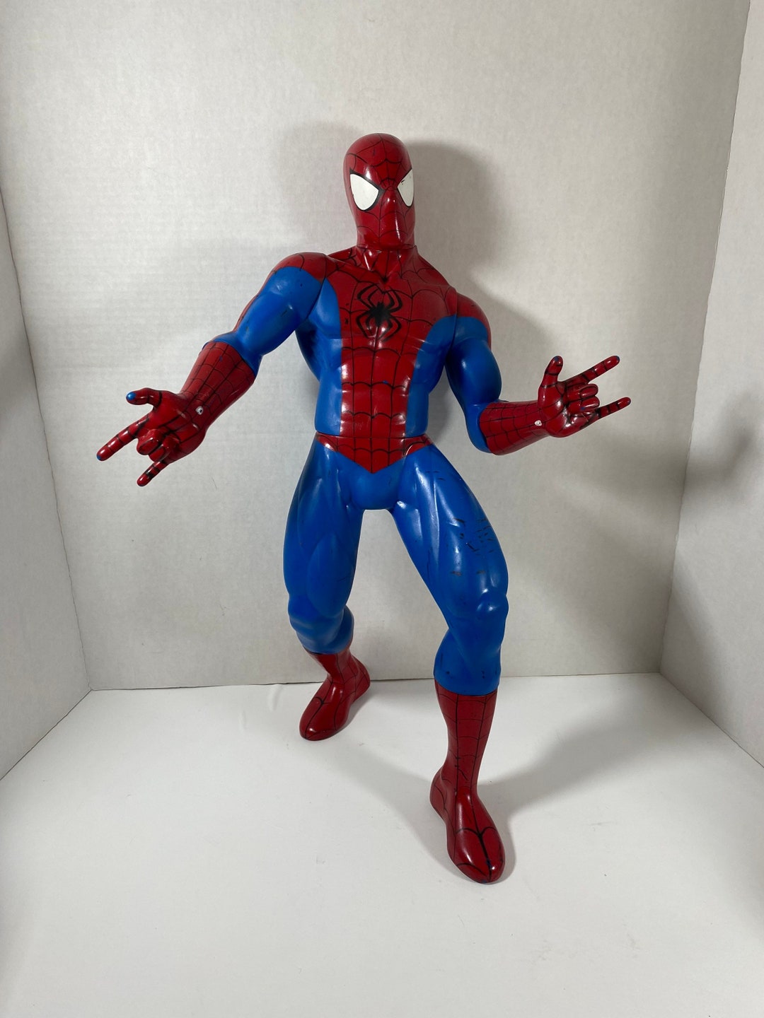 Retro & Rare Wesley Iguti Marvel 18” Mimo Spider-man Action Figure ...