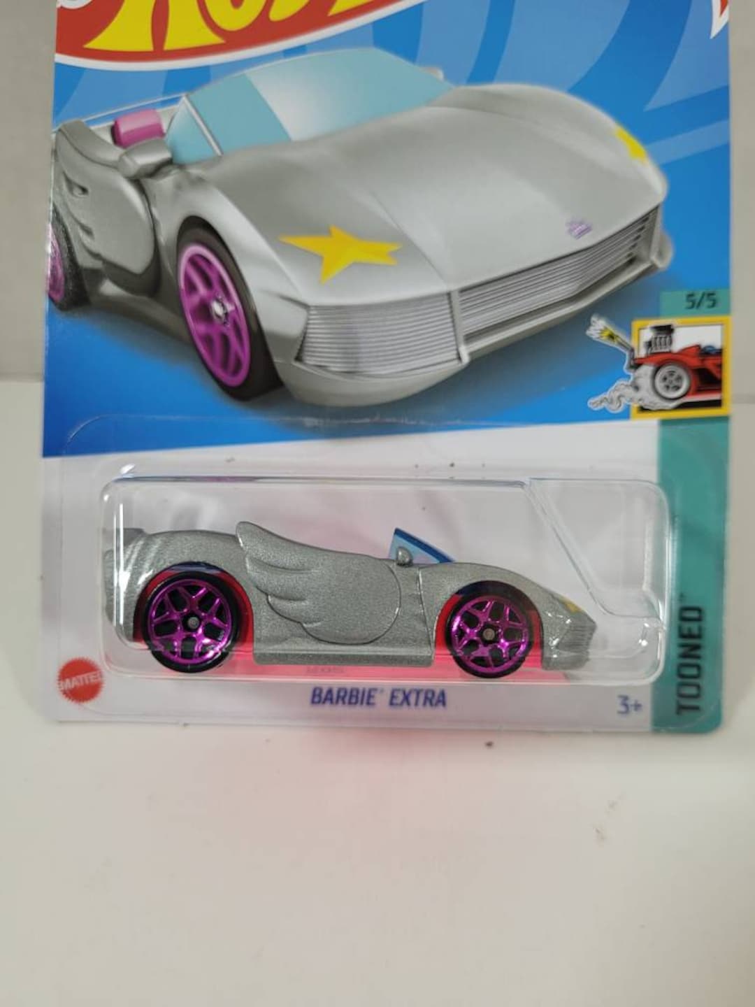 Retro Hot Wheels Barbie Extra Silver #134 Tooned Die-cast Car - Etsy