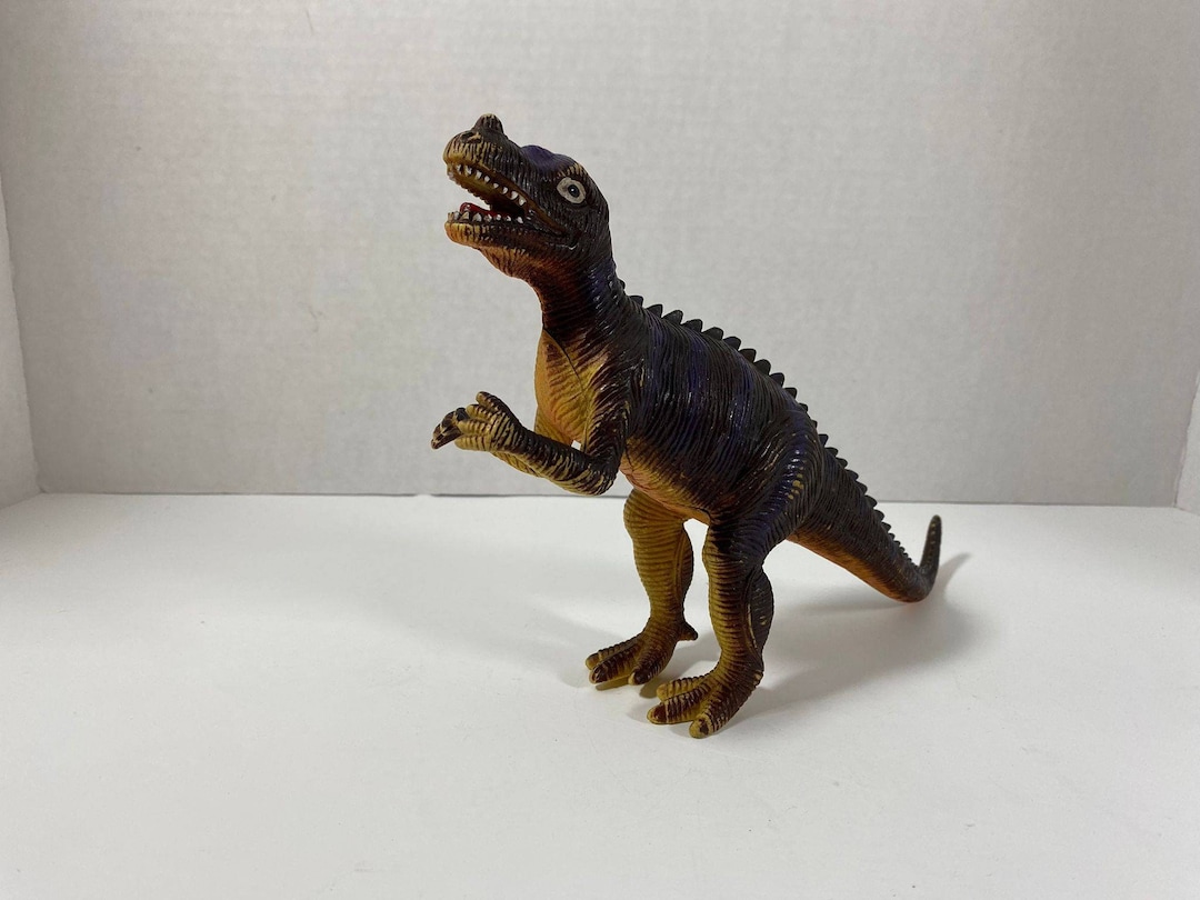 Vintage 1980s Allosaurus Dinosaur Vintage Toy Dinosaur Figure - Etsy