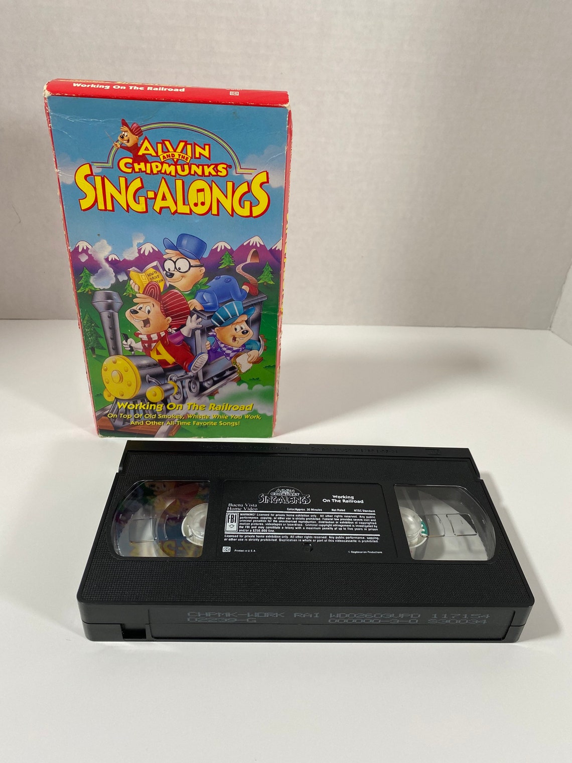 Vintage 1993 Alvin and the Chipmunks Sing-alongs “working on the ...