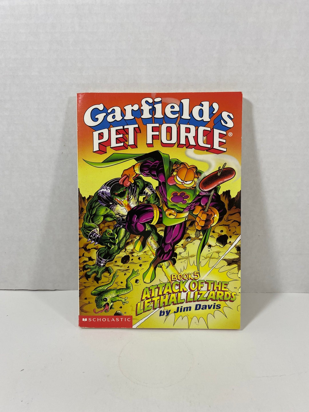 Vintage 1999 Garfields Pet Force-attack of the Lethal Lizards Book 5 ...