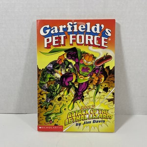 Vintage 1999 Garfields Pet Force-attack of the Lethal Lizards Book 5 ...