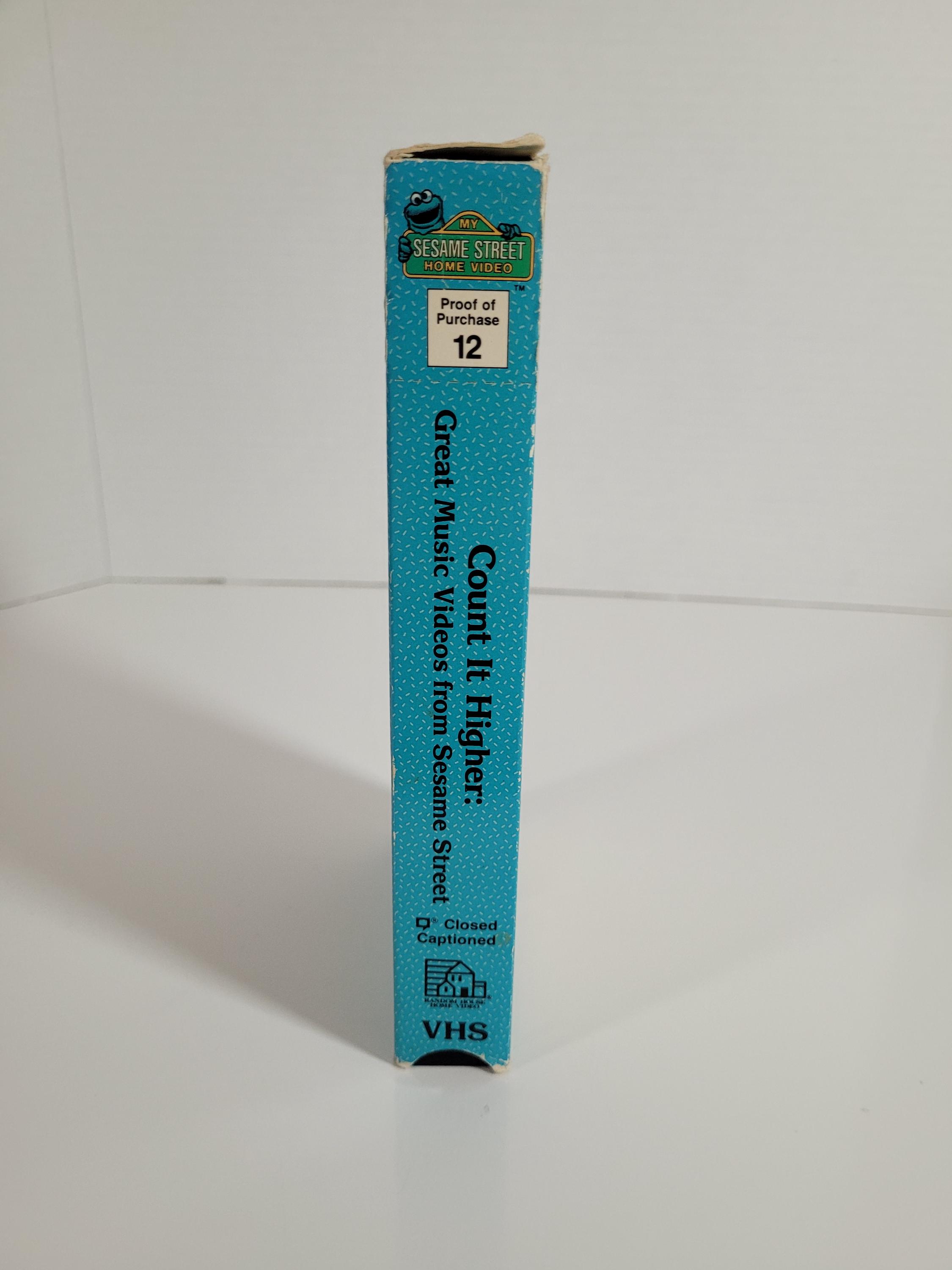 Vintage 1987 Sesame Street Home Video "count It Higher - Music From ...
