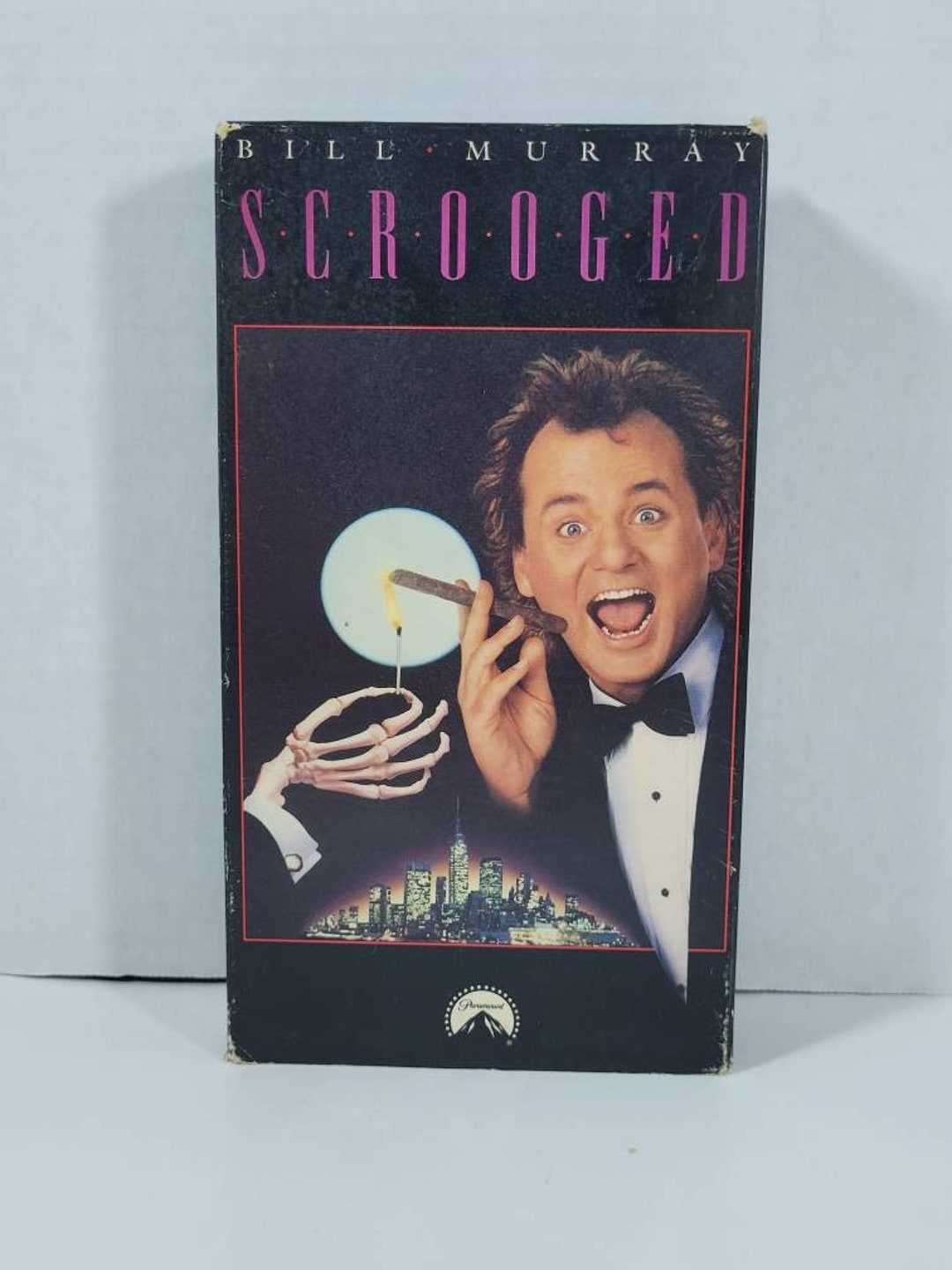 Vintage 1989 Scrooged VHS Bill Murray, Karen Allen, Bobcat Goldthwait ...
