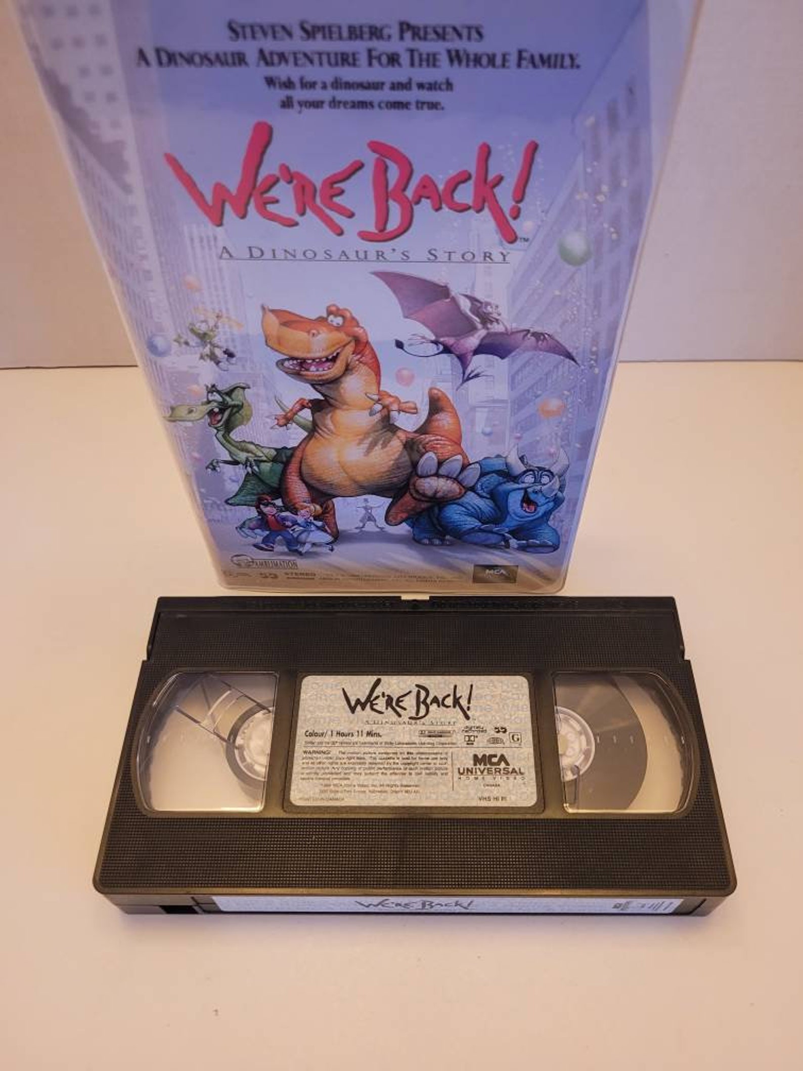 Retro We're Back VHS Animated Cartoon John Goodman | Etsy