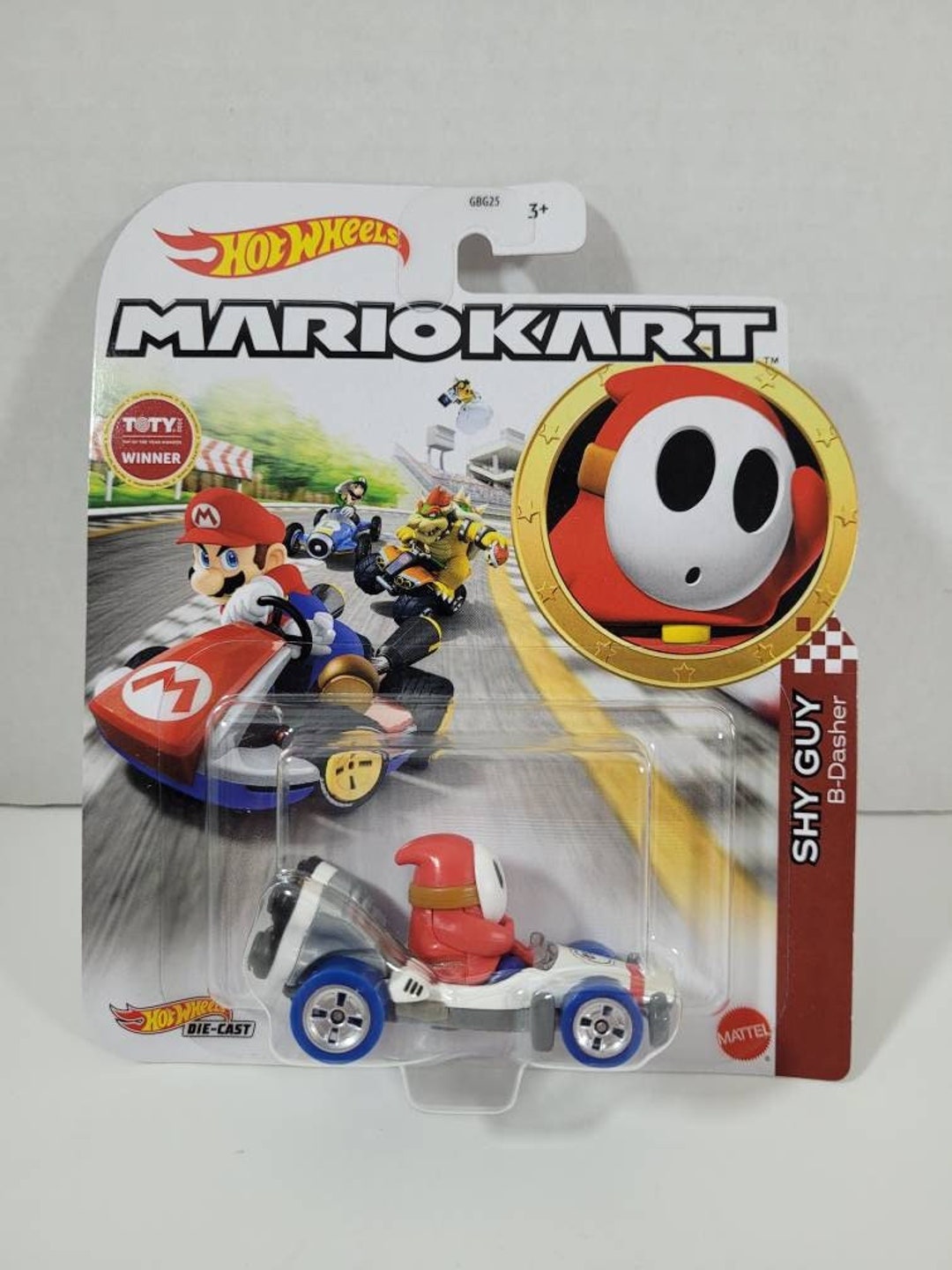 Retro Hot Wheels Mario Kart Shy Guy B-dasher 1:64 Die-cast Kart - Etsy UK