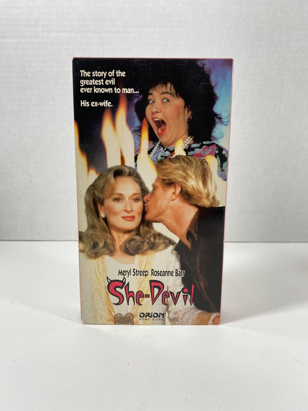 Vintage 1989 She-devil VHS - Starring: Roseanne Barr, Meryl Streep & Ed ...