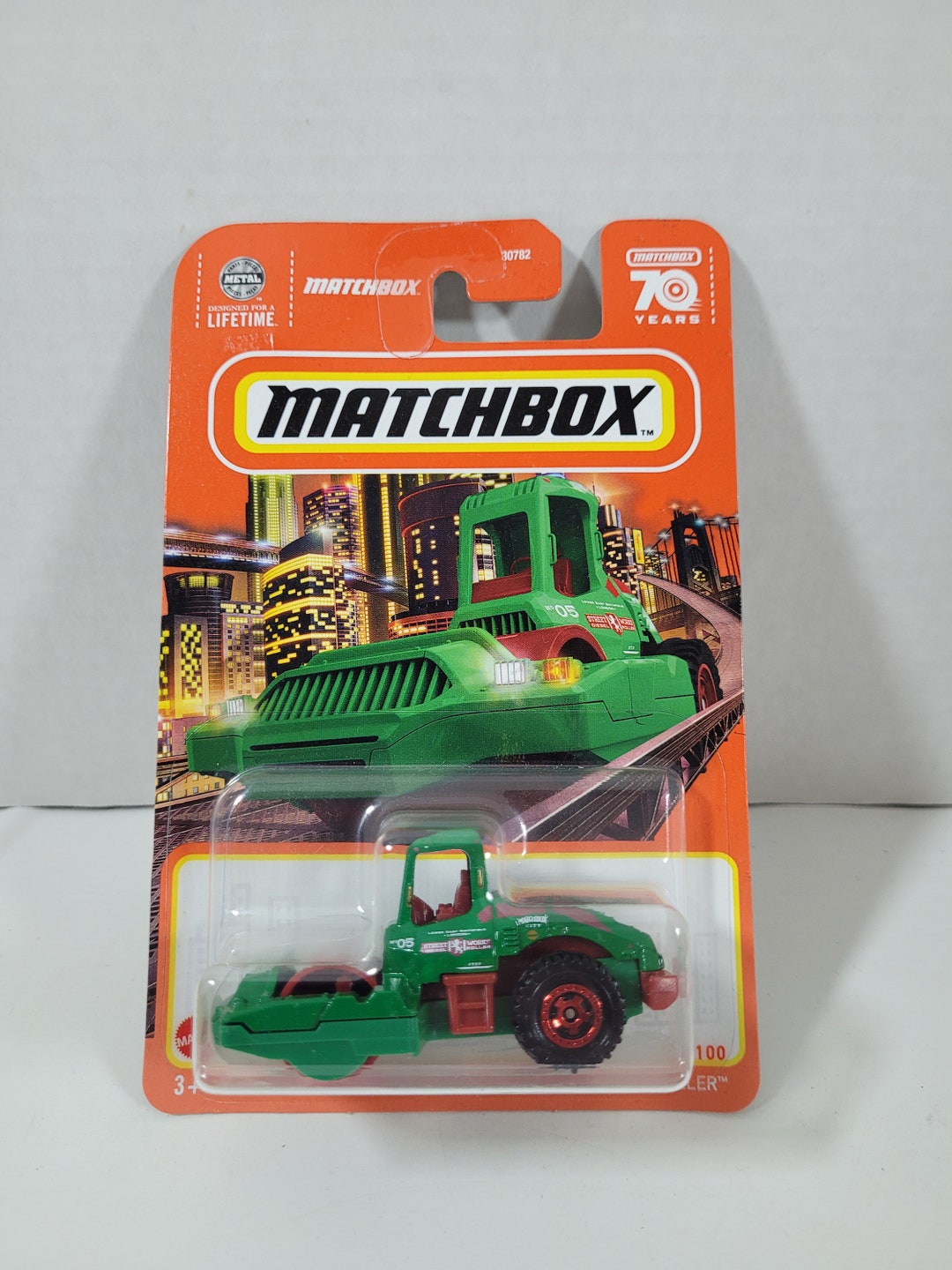 Matchbox Road Roller Die-cast Road Construction Vehicles Toy Car ...