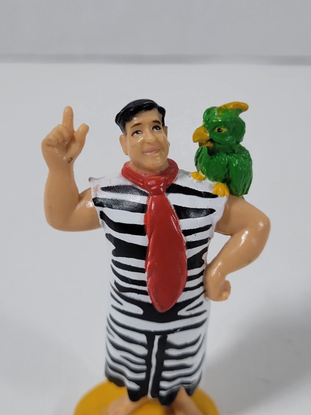 Vintage 1994 the Flintstone’s PVC Fred Flintstone Toy Figure With Green ...