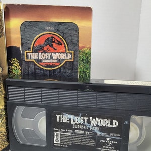 Vintage 1990s Jurassic Park collectors Edition & the Lost World VHS Set Starring: Jeff Goldblum ...