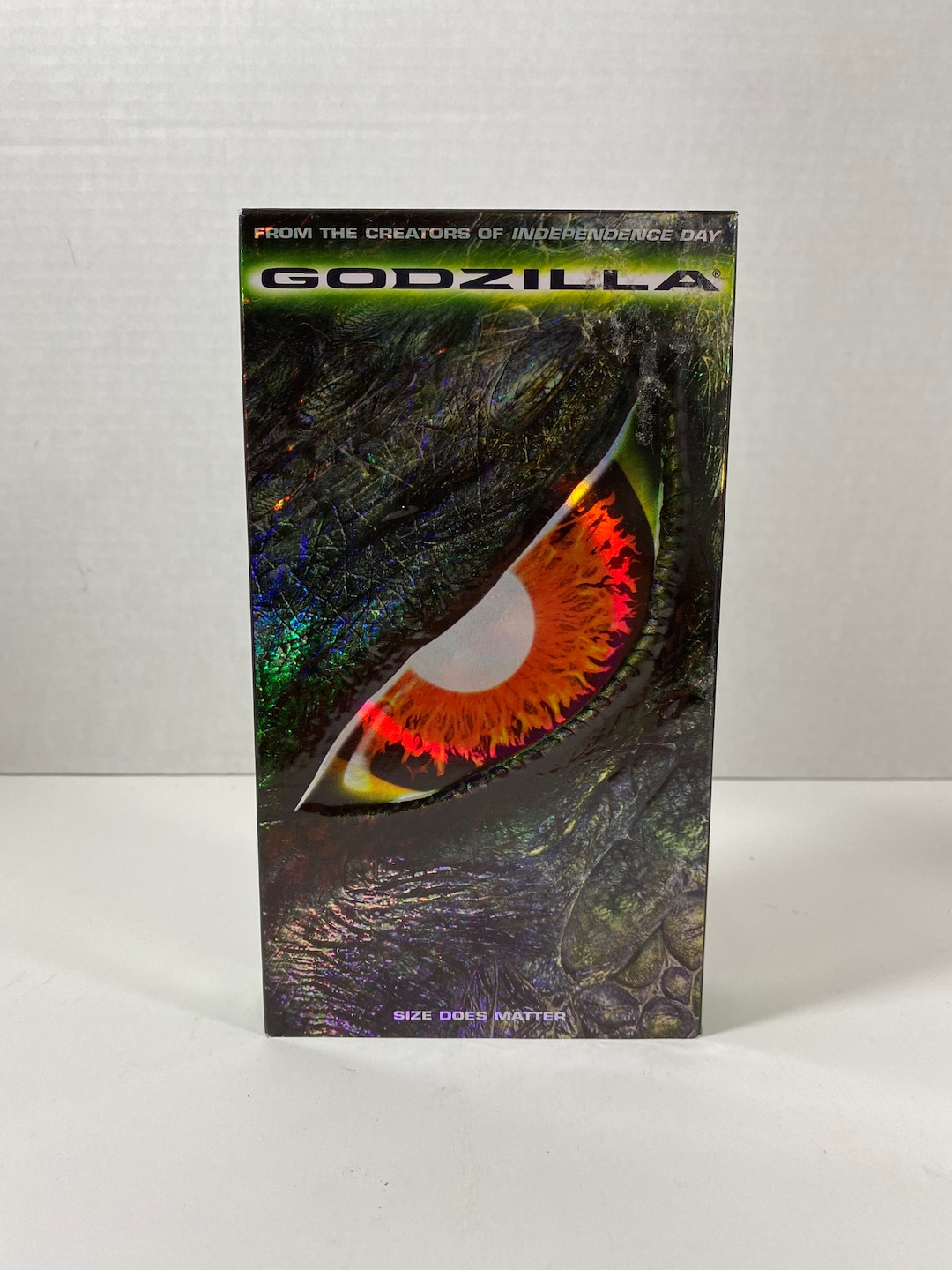Vintage 1998 Godzilla VHS - Starring: Matthew Broderick, Jean Reno ...