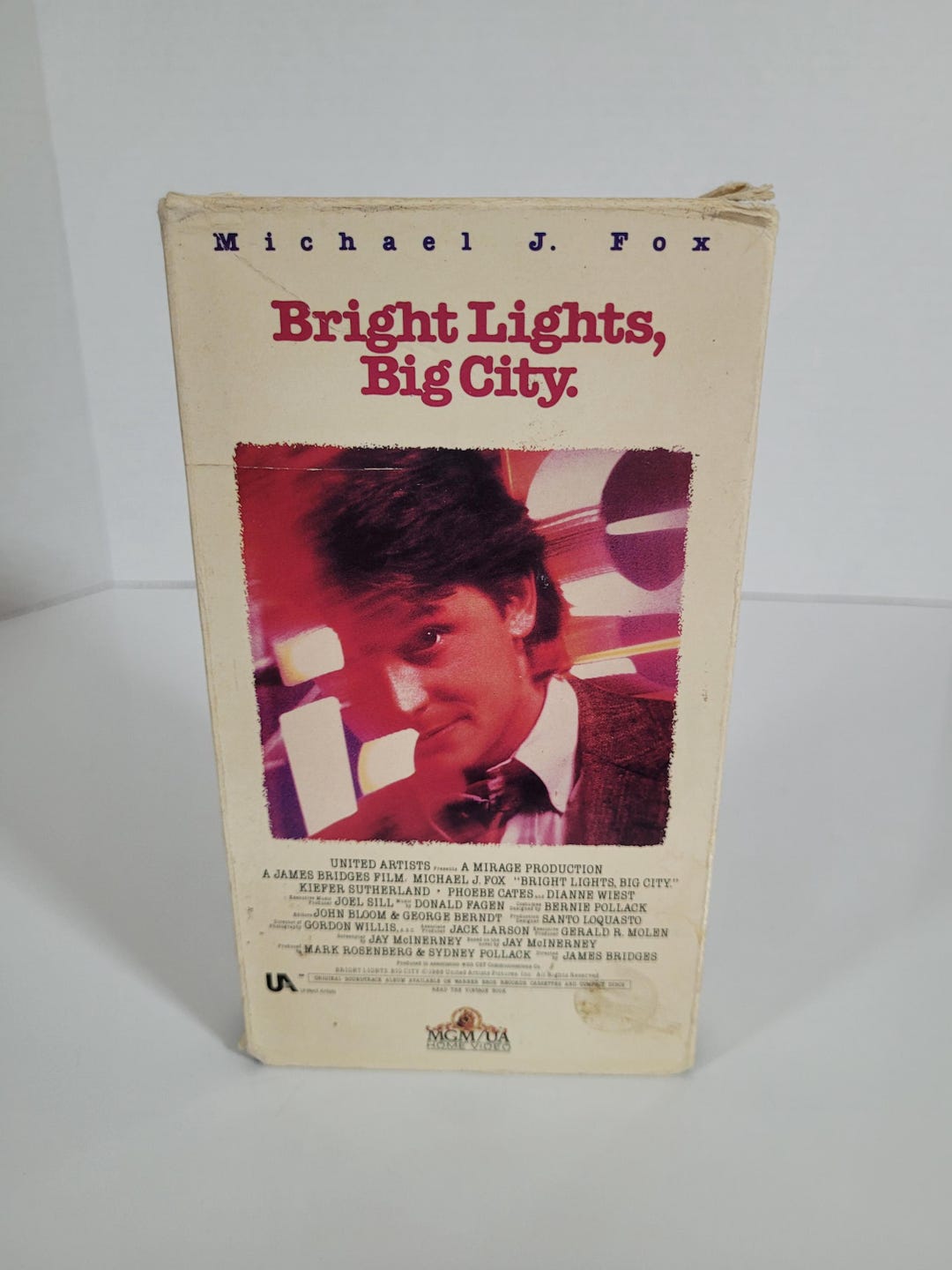 Vintage 1988 "bright Lights, Big City" VHS Tape/drama/michael J. Fox ...