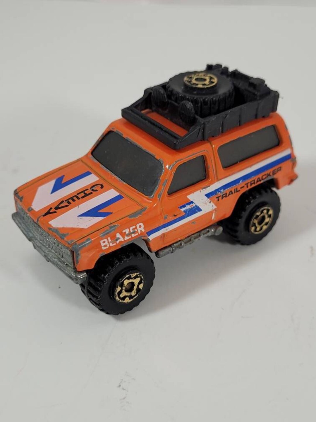 Vintage 1983 Chevy Blazer - Orange - Matchbox Mega Blaster - Die-cast ...