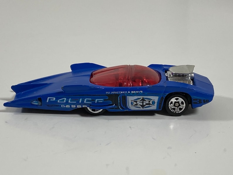 Retro Hot Wheels Fast Fuse Model Die-cast Police Car - Etsy