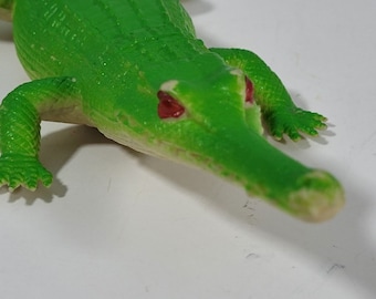 Alligator Rubber Toy - Etsy