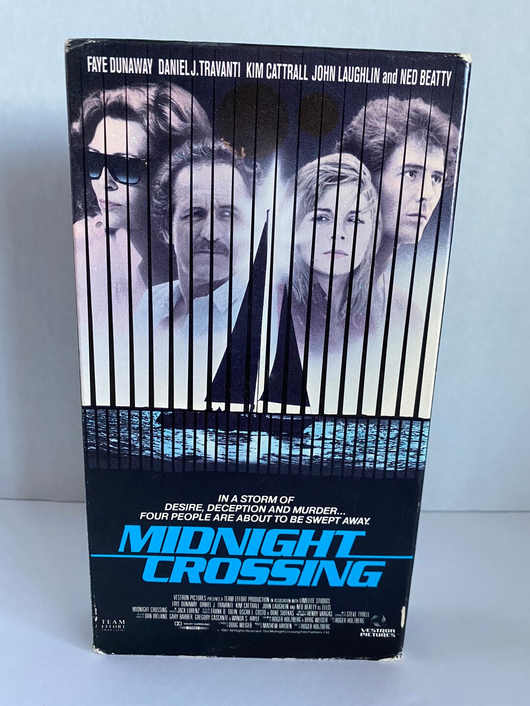 Vintage 1988 Midnight Crossing VHS Video Tape-starring: Faye Dunaway ...