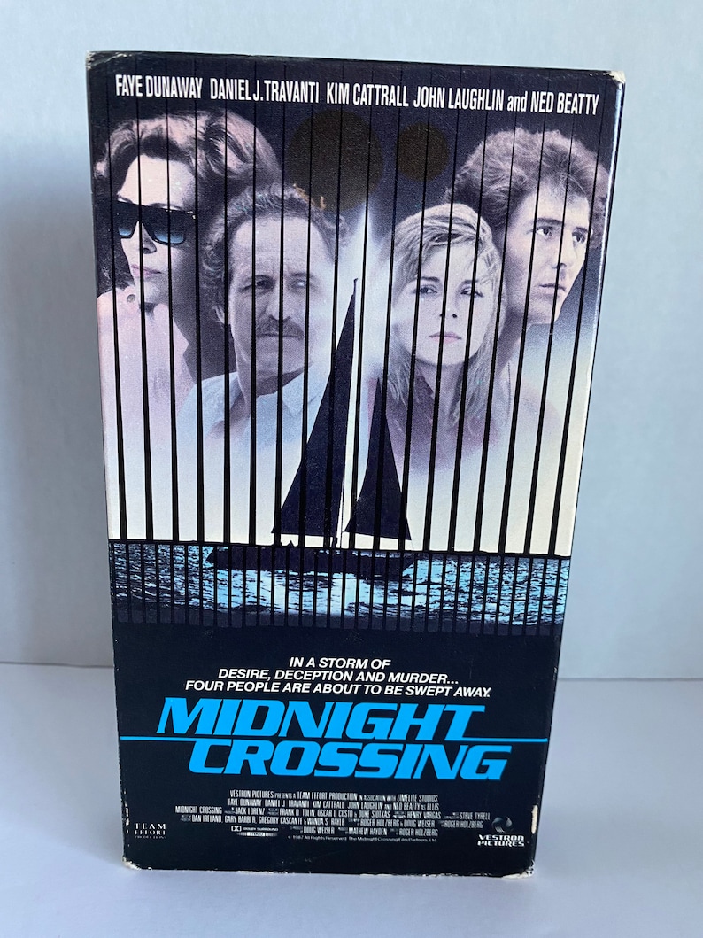 Vintage 1988 Midnight Crossing VHS Video Tape-starring: Faye - Etsy