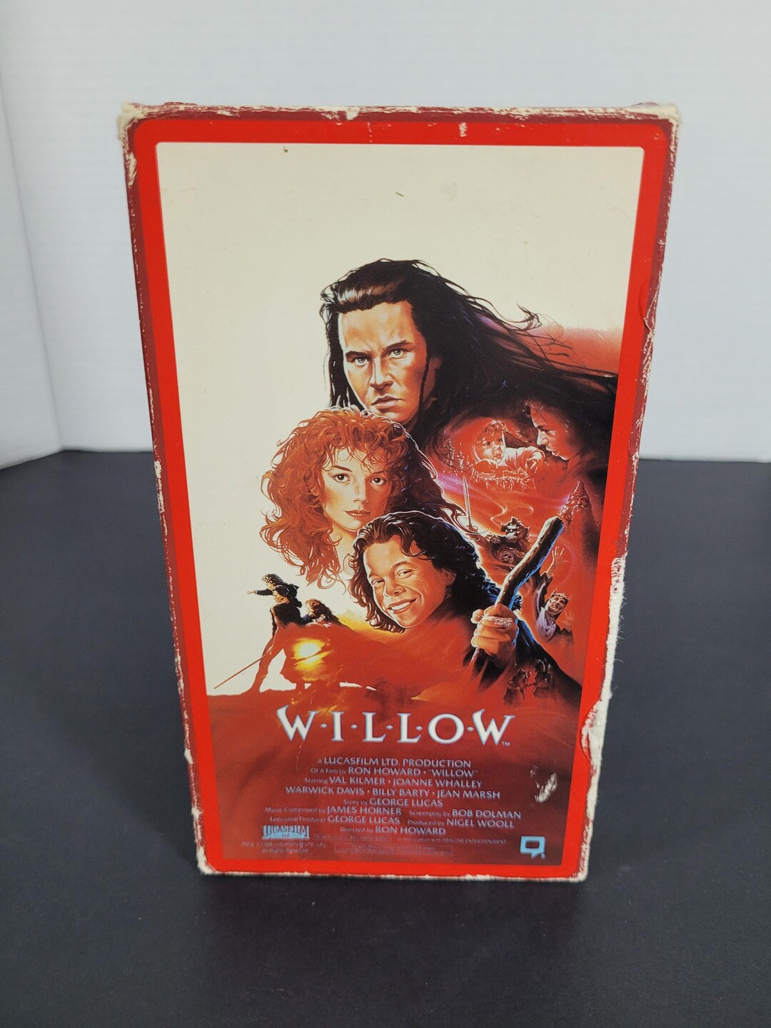 Vintage 1988 "willow" VHS Tape Fantasy Film Val Kilmer, Warwick Davis - Etsy