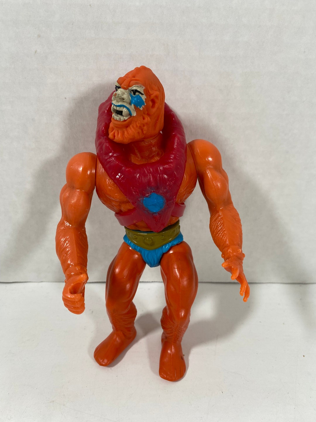 Vintage 1982 MOTU Masters of the Universe Beast Man 6” Toy Action ...