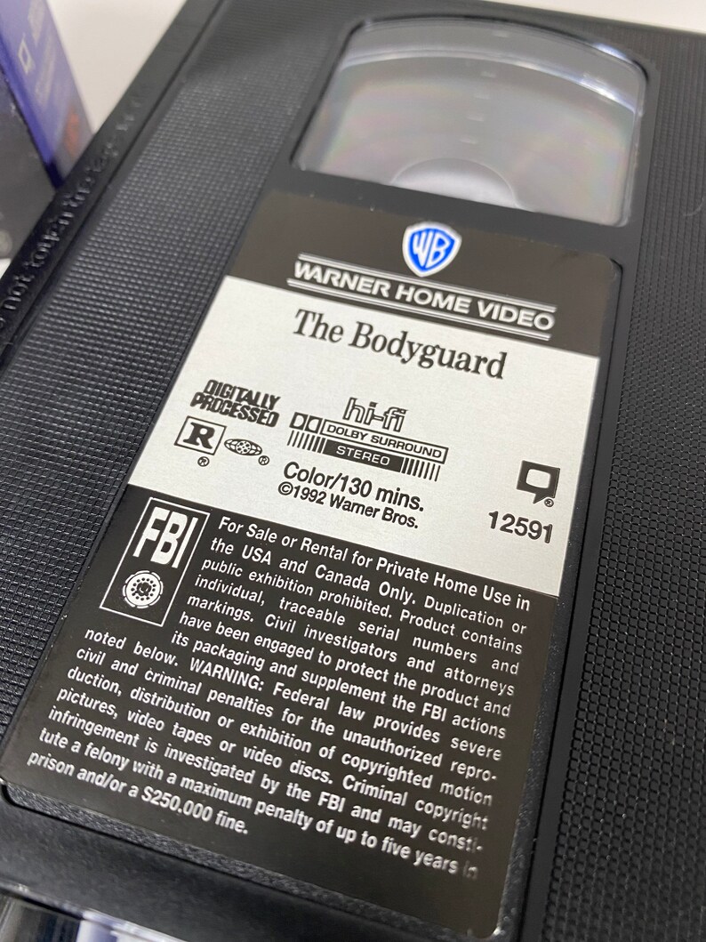 Vintage 1992 the Bodyguard VHS Video Tape Starring: Kevin - Etsy UK