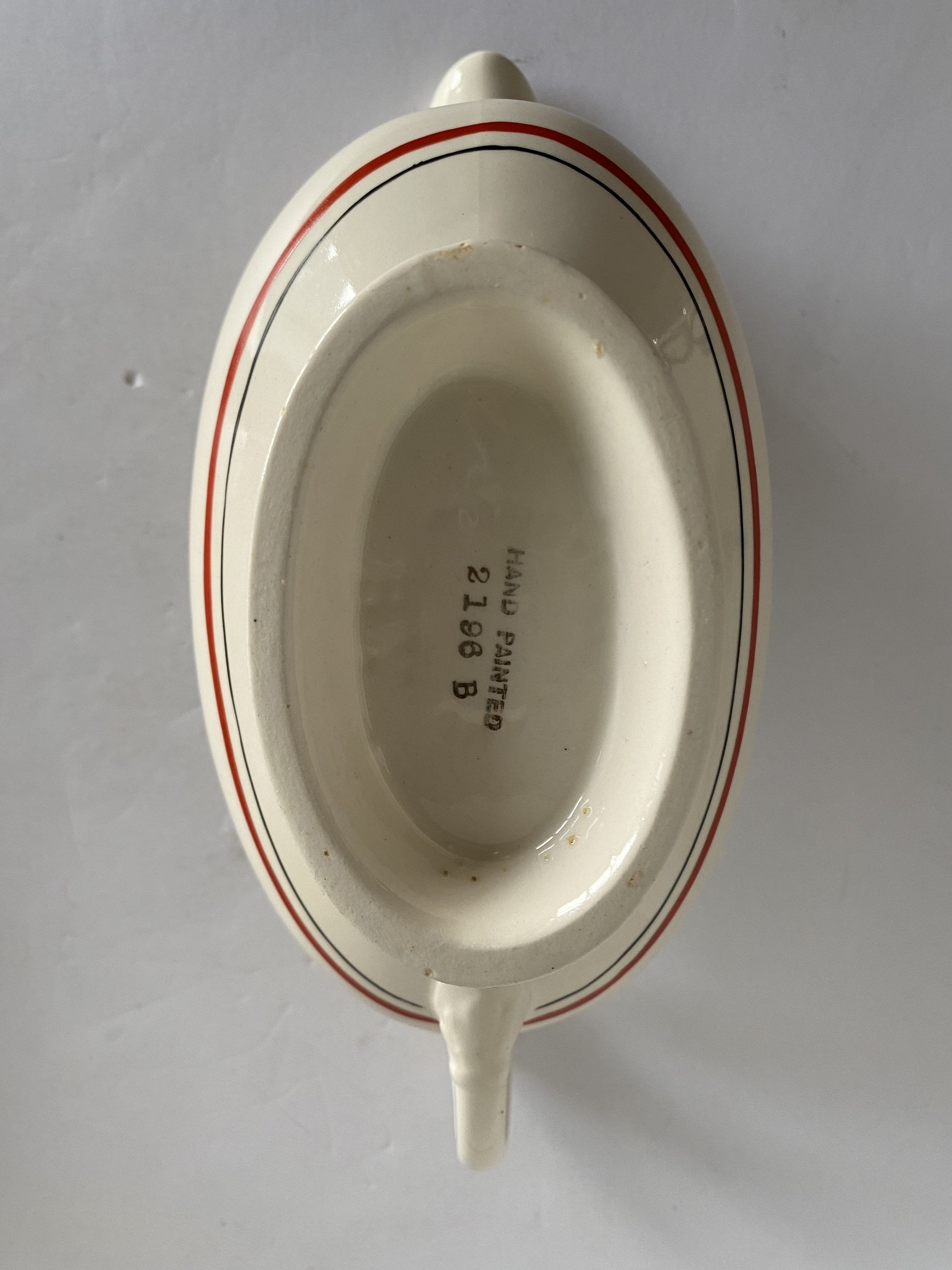 Vintage/antique 1930s Myott Hand Painted Gravy Boat With | Etsy