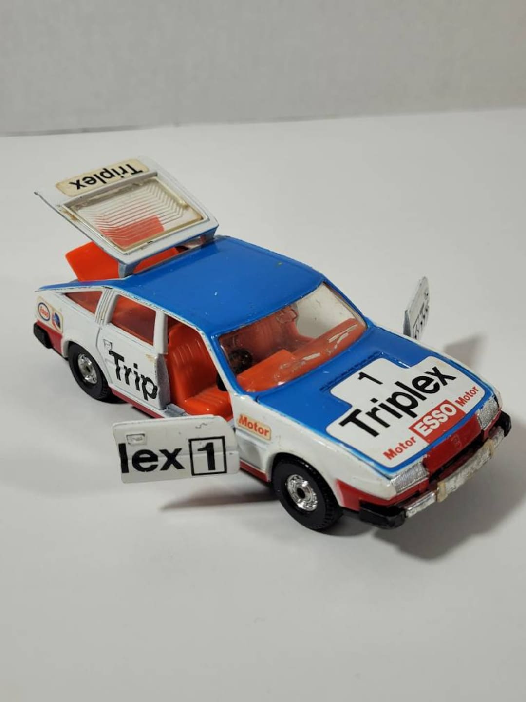 Vintage 1980s Corgi 3" Rover 3500 Triplex Esso Motor Oil Diecast Scale ...