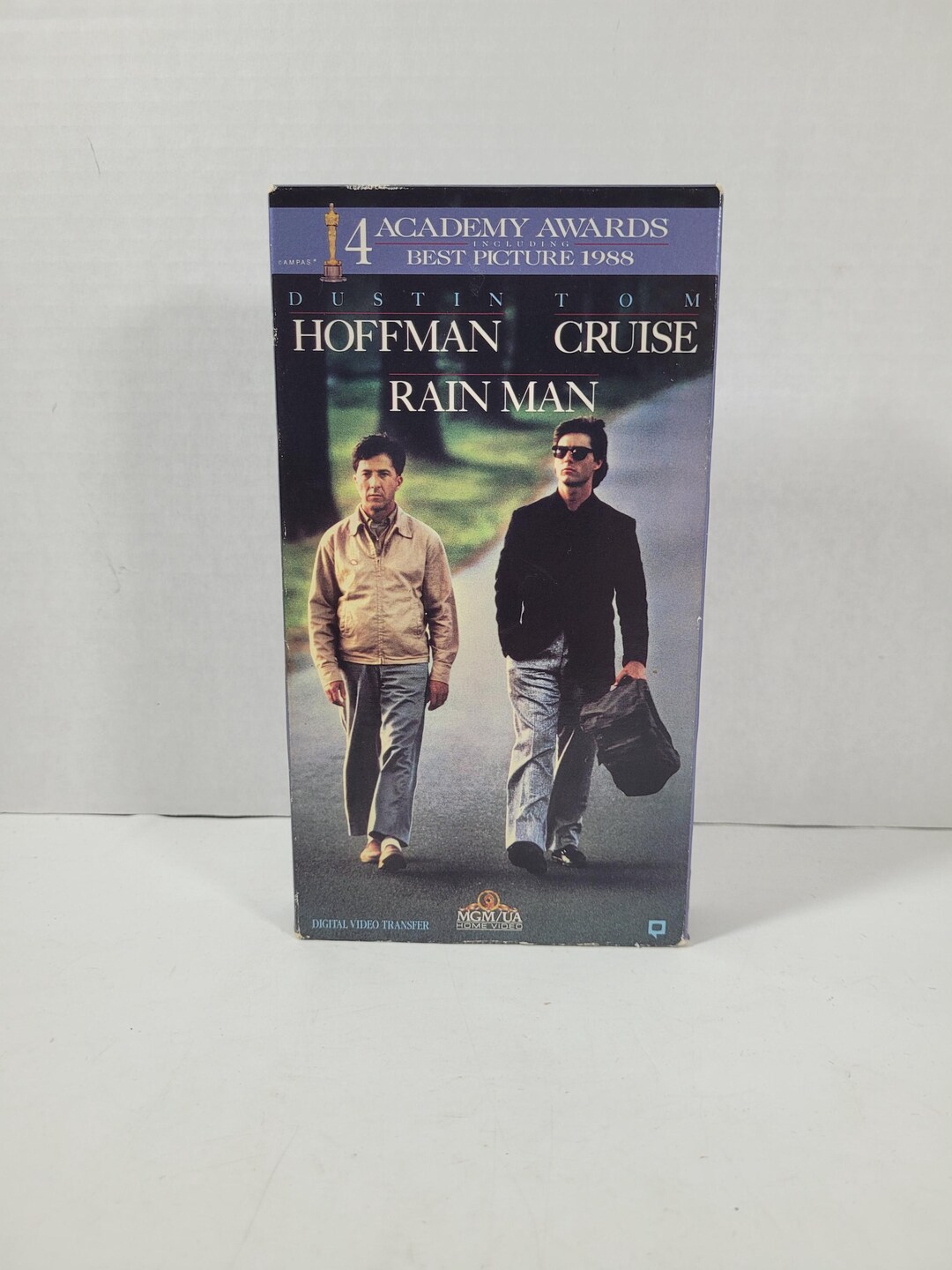 Vintage 1988 "rain Man" VHS Tape Drama Film Tom Cruise Dustin Hoffman ...