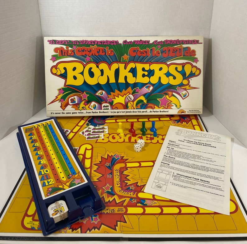 Vintage 1978 Bonkers Board Game - Collectible | Rainy Day Games ...