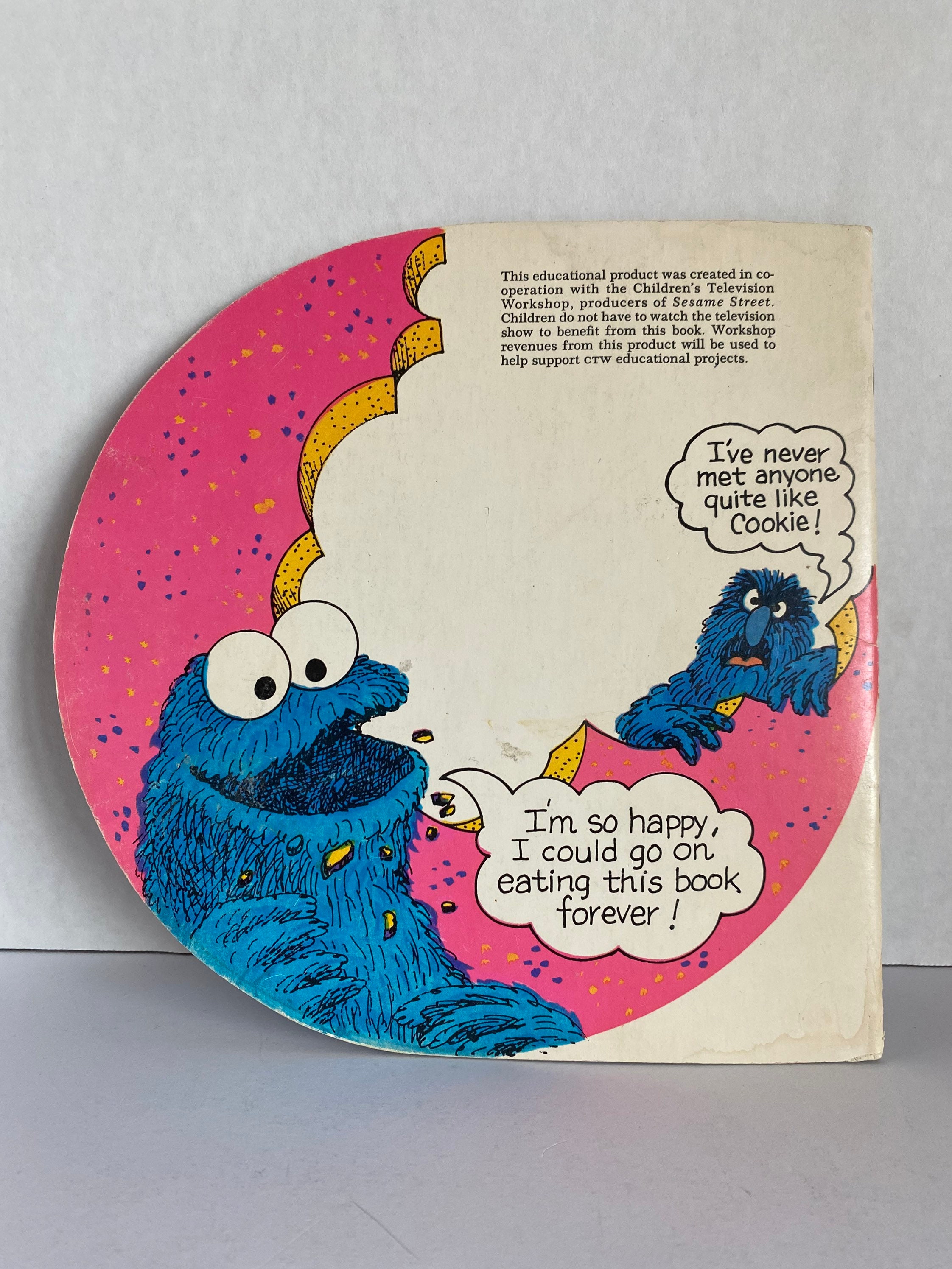 Vintage 1972 Sesame Street Cookie Monsters Circle Book - Etsy Australia